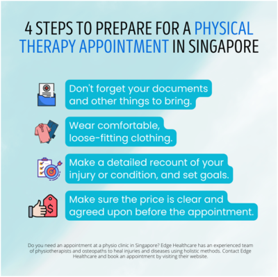 4 Steps to Prepare for a Physical Therapy Appointment in Singapore